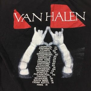 Shirts | Rare 1988 Vintage Van Halen Ou812 Tour Tee Shirt | Poshmark